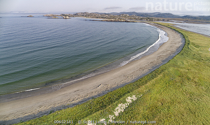 Stock photo of Big Barasway Wildlife Reserve beach, west of Burgeo ...