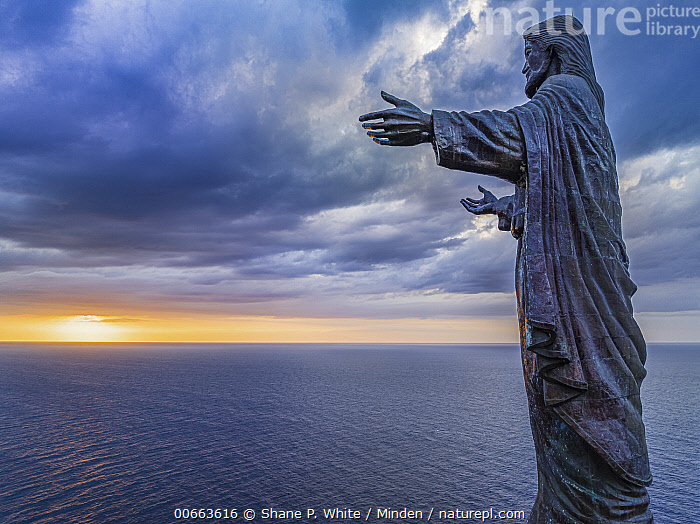 Stock photo of Jesus statue, Dili, Timor-Leste. Available for sale on ...