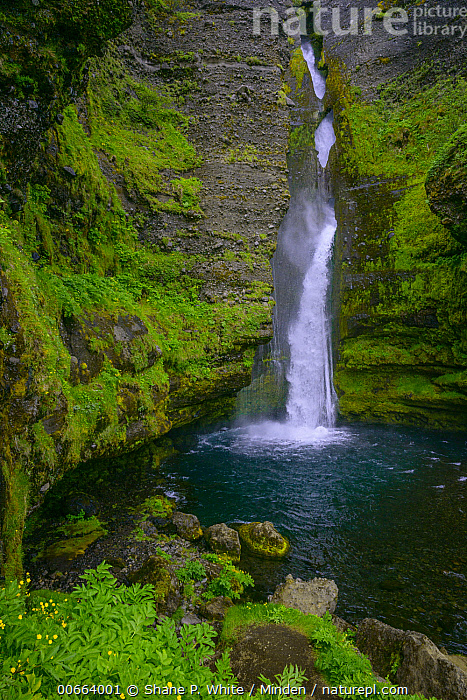 Stock photo of Gluggafoss waterfall, Iceland. Available for sale on www ...