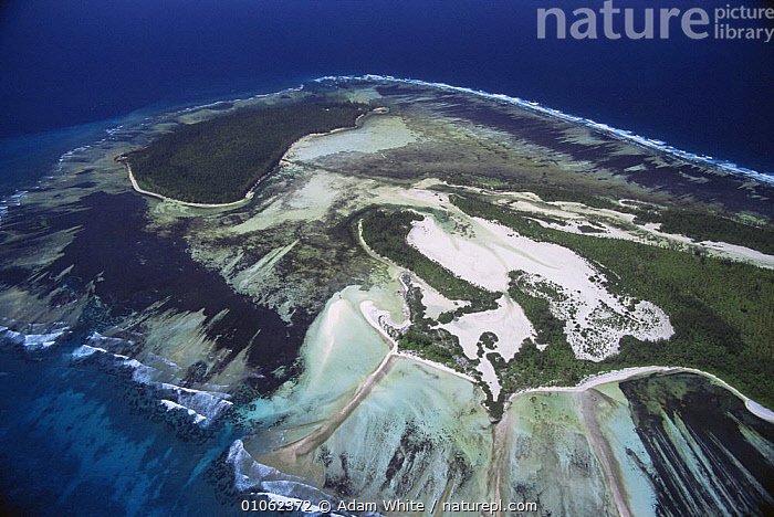 Stock photo of Aerial view of island texture, showing island surrounded ...