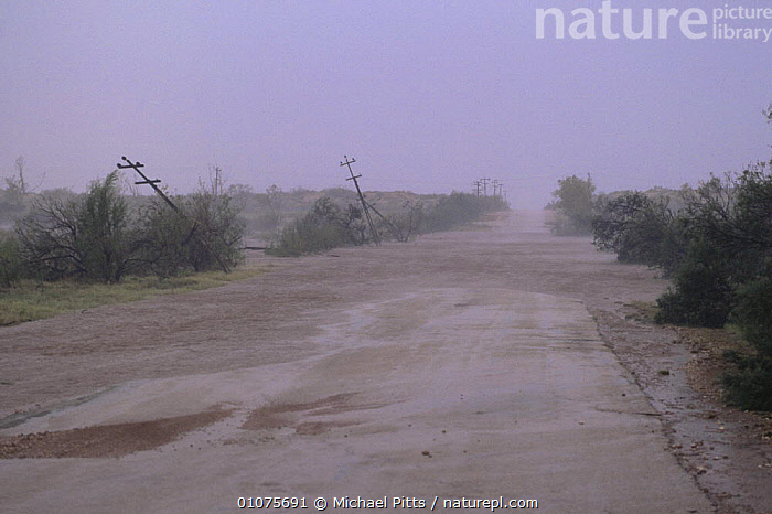 Stock photo of Storm damage Cyclone Vance, Exmouth, Western Australia ...