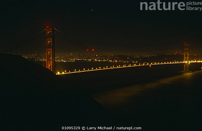 Golden Gate Bridge Side View At Night Views Of The Golden Gate Bridge!