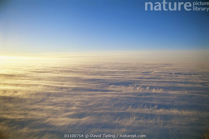 Stock photo of Coats land landscapes, Antarctic Plateau with howling ...