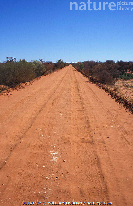 Stock photo of The Finke track through the Western Simpson desert ...