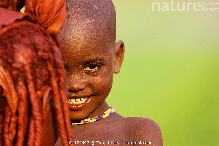 Stock photo of Himba boy, Kaokoland, Namibia. Available for sale on www ...