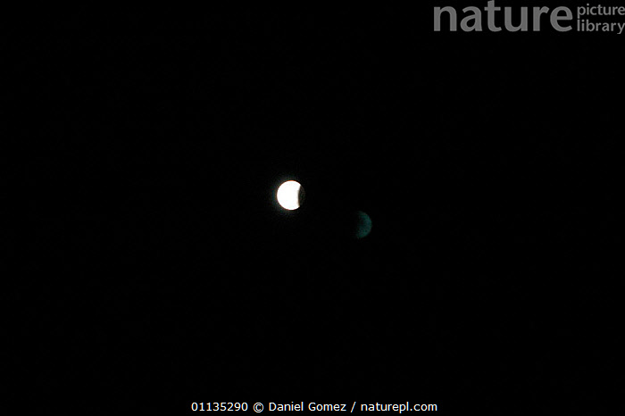 Stock photo of Lunar eclipse. Brazil. October 2004.. Available for sale ...