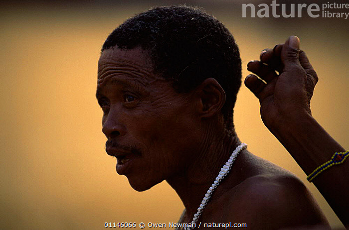 Stock photo of Jo / Hoan bushman, Bushmanland, Namibia. 1996. Available ...