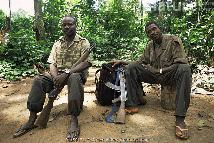 Stock photo of Members of the Wildlife Conservation Society anti ...
