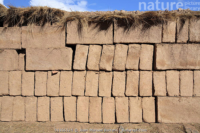 Stock photo of Sun-dried bricks, Peru 2006.. Available for sale on www ...