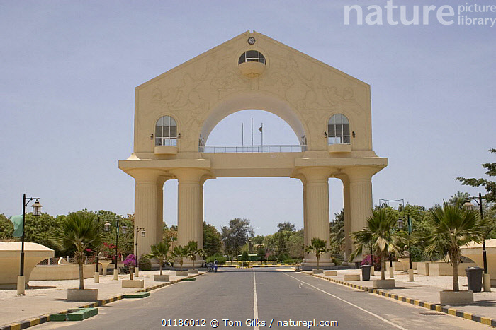 Stock photo of Arch 22, designed by Pierre Goudiaby, celebrating ...