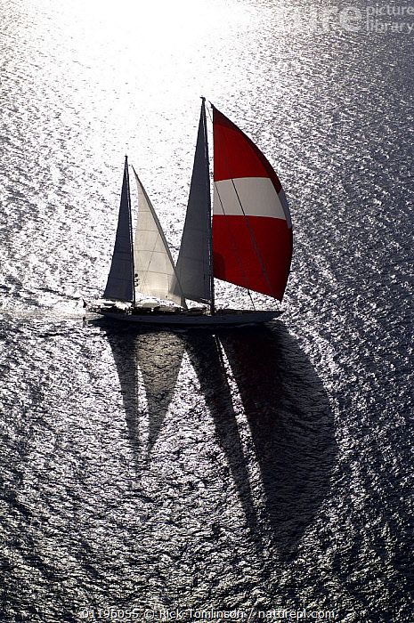 Stock photo of SY "Adele", 180 foot Hoek Design, underway just off the ...