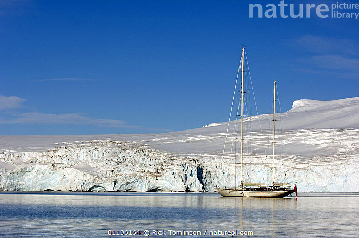 Stock photo of SY "Adele", 180 foot Hoek Design, in Yankee Harbour ...