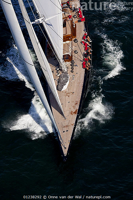 Stock photo of Premier of J-Class yacht "Hanuman" during the Newport ...