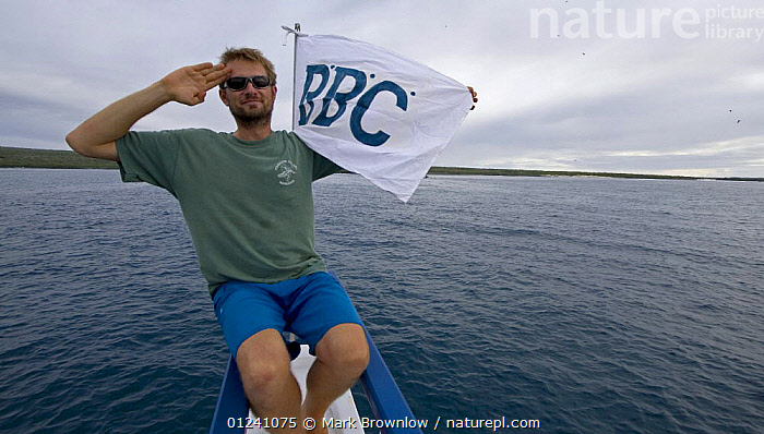 Stock photo of Mark Brownlow, producer and photographer, on location ...