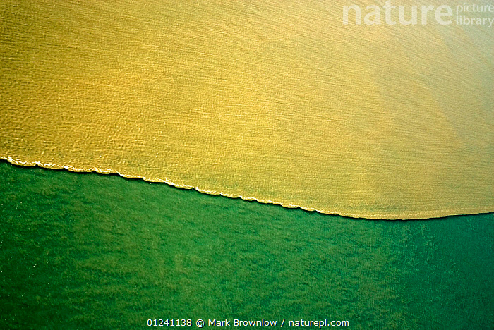 Stock photo of Aerial view of mud line, Papua New Guinea, September ...
