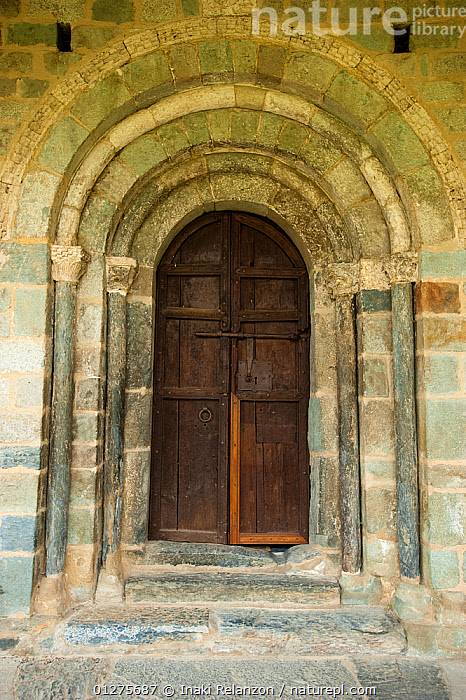 Stock photo of Doorway of entrance to Church of the nativity, Durro ...