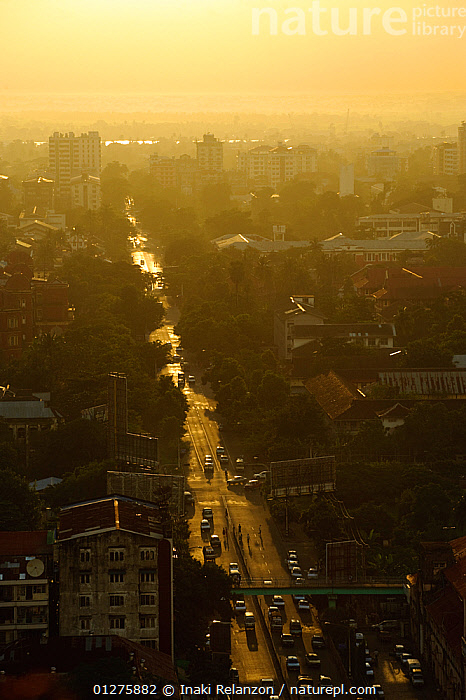 Yangon Aerial Stock Photos Color Satellite Image Of Yangon, | Stock
