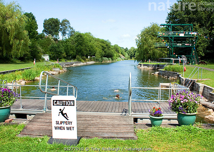 Stock photo of Henleaze Lake, a former quarry and now spring-fed ...