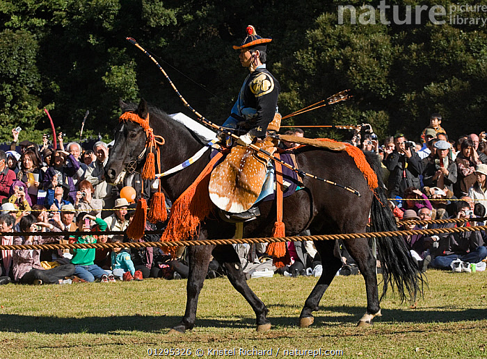 Stock photo of A traditionally dressed samurai (warrior) from the ...