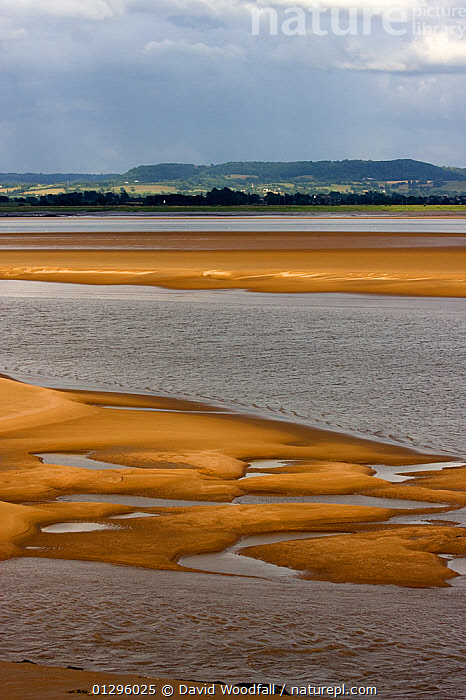 Stock photo of View looking north towards Sharpness, with exposed sand ...