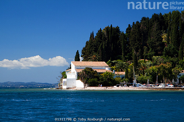 Stock photo of The Agnelli villa and 11th century estate overlooking ...