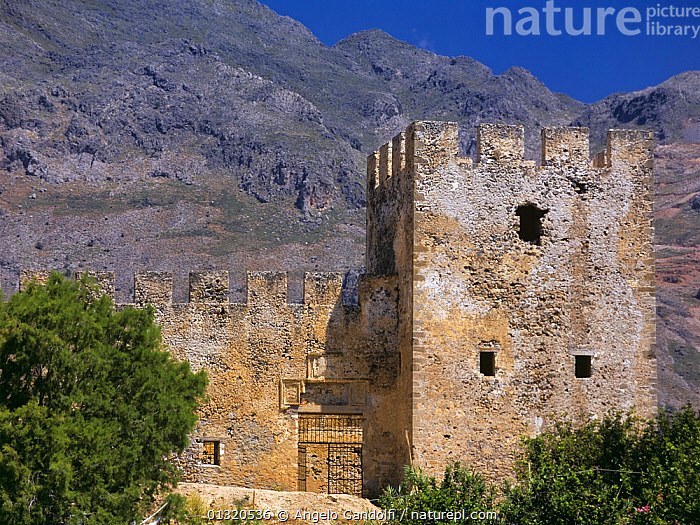 Stock photo of Castle of Frangocastelo, Crete, Greece. Available for ...