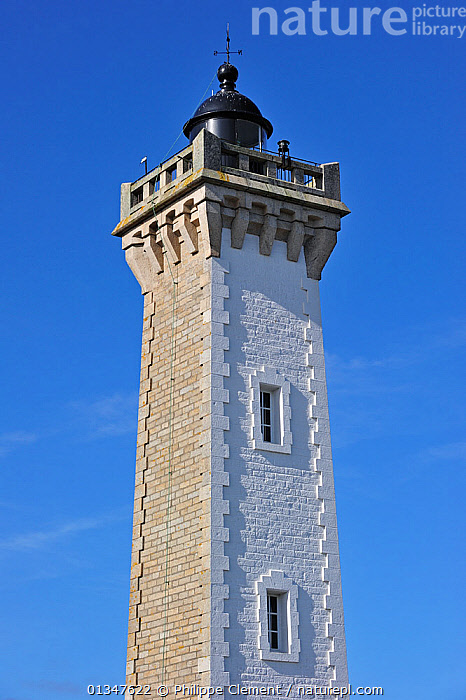 Stock photo of Lighthouse at the harbour of Roscoff. Finistere ...