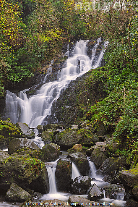 Stock photo of Torc waterfall, Killarnay National Park, County Kerry ...