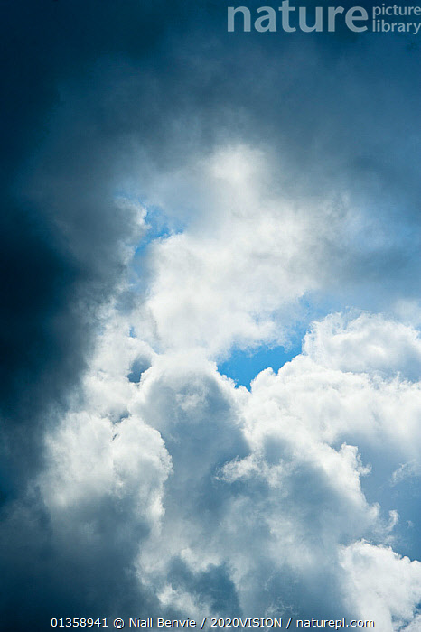 Stock photo of Clouds in sky over the uplands, Coigach and Assynt ...