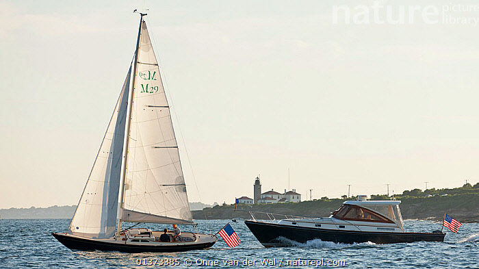 Stock photo of Morris Yachts M29 sailing boat and Hinckley Whisper Jet ...