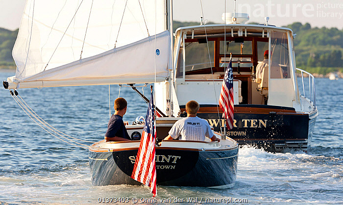 Stock photo of Morris Yachts M29 sailing boat and Hinckley Whisper Jet ...