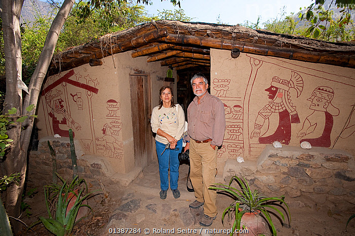 Stock photo of Heinz and Anna Plenge, owners of Chaparri ecolodge ...