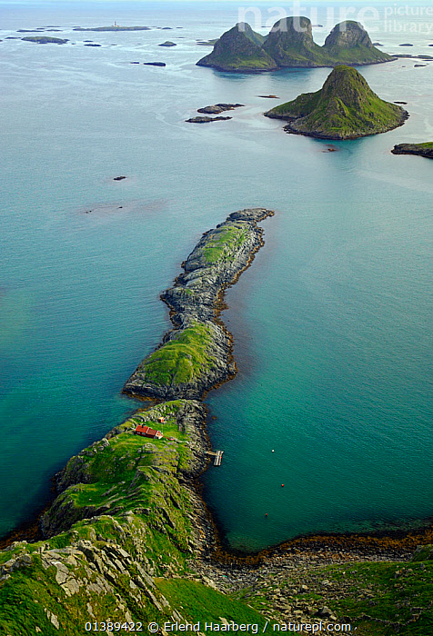 Stock photo of View from Storfjellet of Hernyken and Trenyken, Rost ...