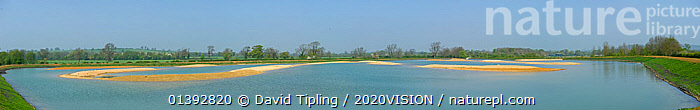 Stock photo of Completed lagoon as part of lagoon creation project at ...