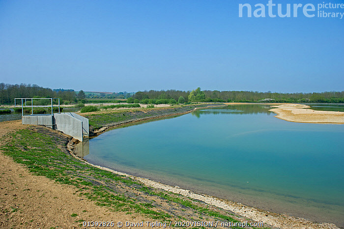Stock photo of Completed lagoon as part of lagoon creation project ...
