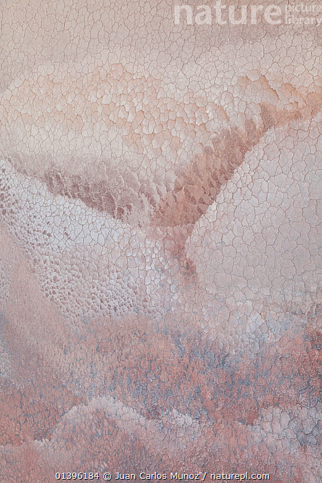 Stock photo of Aerial view of salt crust on Lake Magadi in the Rift ...