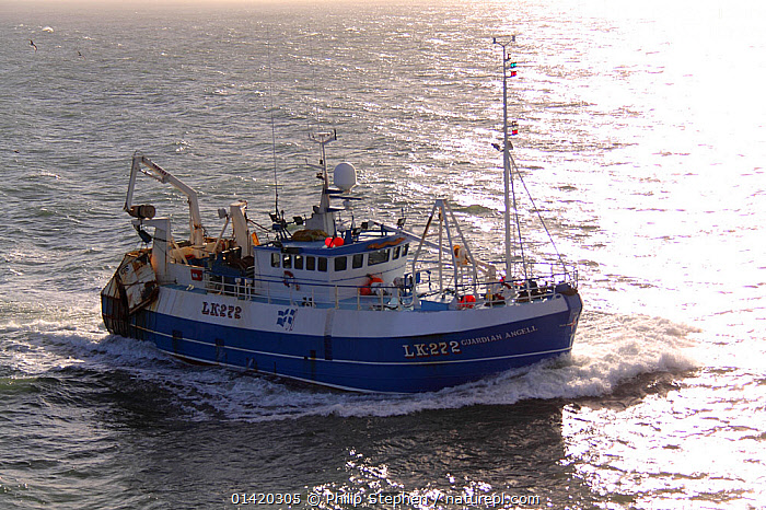 Stock photo of Fishing vessel 'Guardian Angel' heading for fishing ...