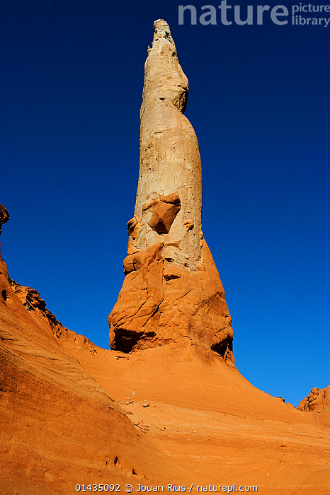 Stock photo of Monolithic spire, Colorado Plateau, Kodachrome Basin ...