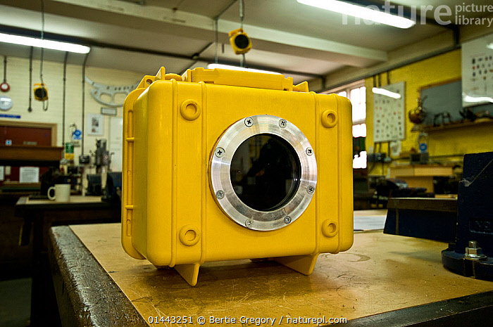 Stock photo of Remote camera casing 'Bear box' used by photographer ...