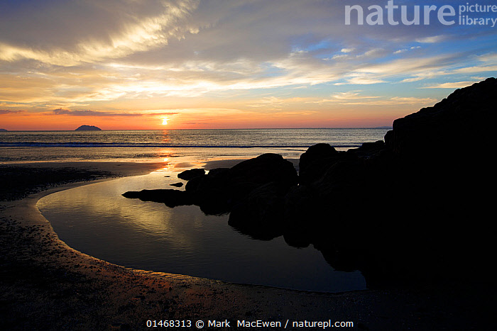 Stock photo of Sunset at Piak Nam Yai Island, Laem Son National Park ...