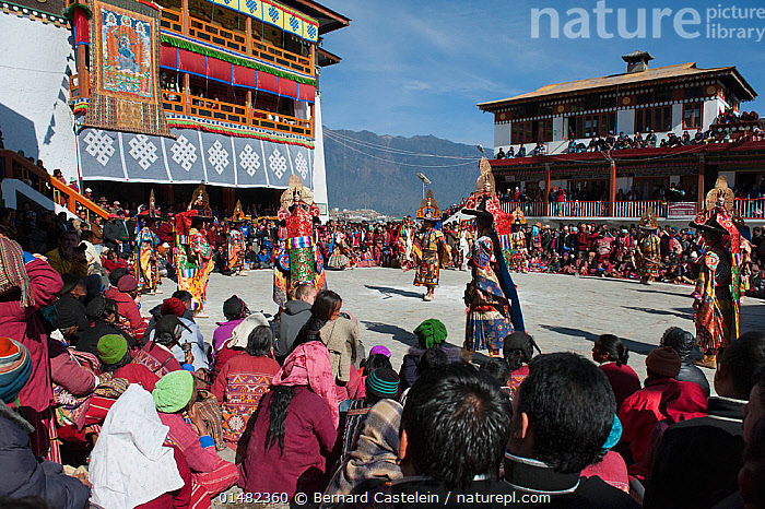 Stock photo of Janakcham (monastic dance). This dance has been ...