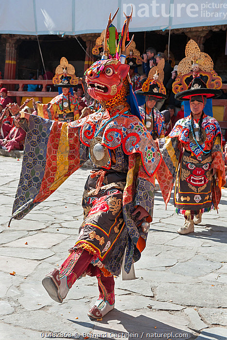 Stock photo of Janakcham (monastic dance). This dance has been ...