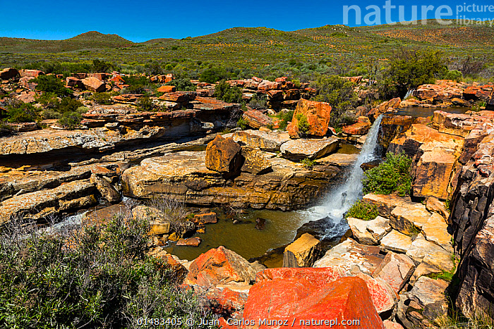 Stock photo of Waterfall, Nieuwoudtville, Namaqualand, Northern Cape ...