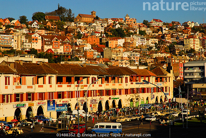 Stock photo of Buildings in Antananarivo, capital city of Madagascar ...