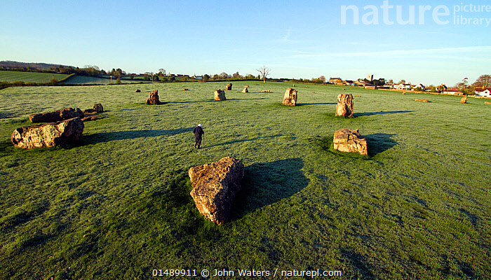 Stock photo of Neolithic stone circle, part of henge monument at ...