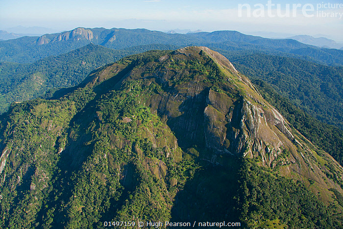 Stock photo of Aerial view of Mount Mabu, Mozambique, May 2011 ...