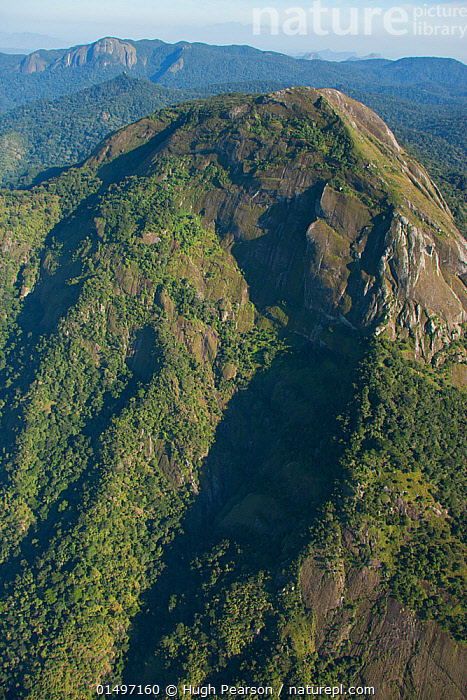 Stock photo of Aerial view of Mount Mabu, Mozambique, May 2011 ...
