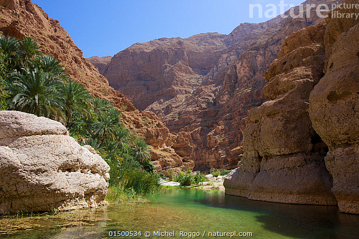 Stock photo of Wadi Shab, or Wadi Al Shab.Al Sharqiyah South ...