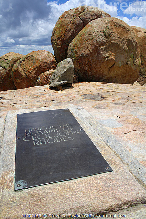 Stock photo of Worlds view, grave of Cecil Rhodes, Matobo Hills ...
