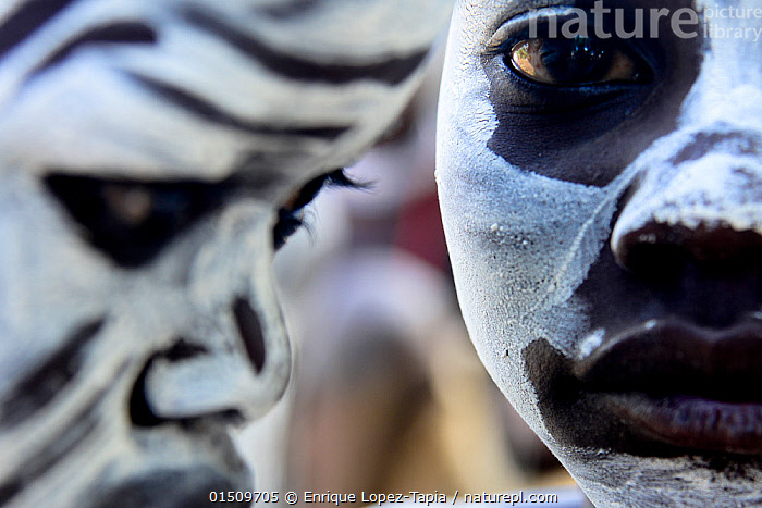 Karo Tribe White Paint